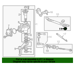 2011-2023 GM Steering Linkage Relay Rod Bushing Spacer 22754875 ...