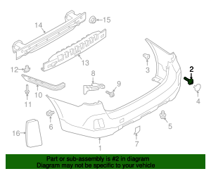 2014-2024 Subaru Bumper Cover Screw 904560045 | Subaru Parts Store