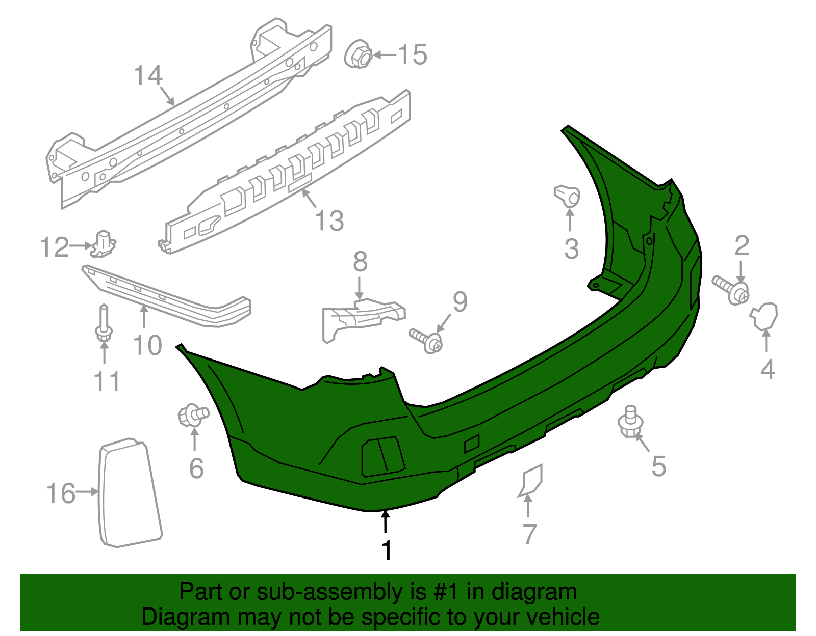 57702AL18A - High-Quality Bumper Cover for 2018-2019 Subaru Outback ...