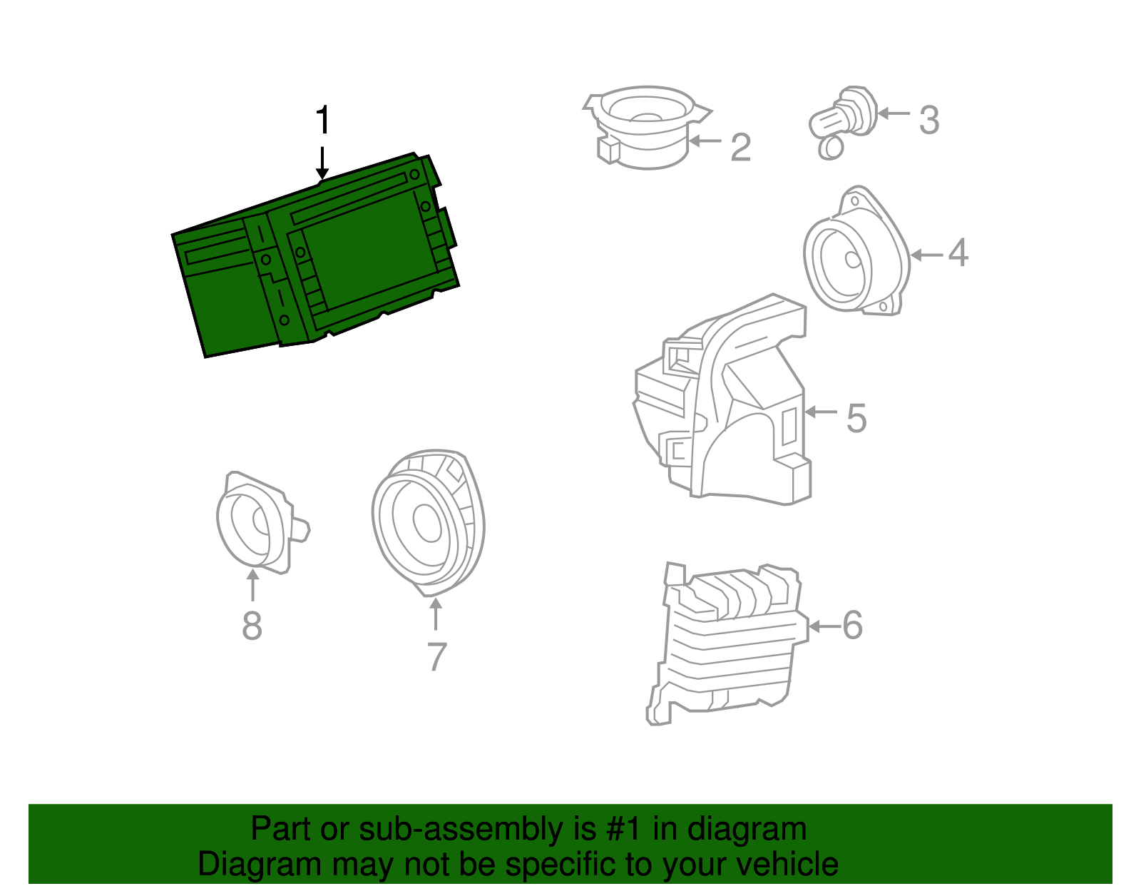 23227406 - High-Quality Radio for 2016 GM | AutoNation Parts