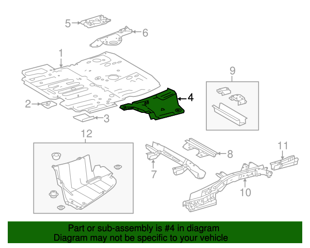 58305-0E051 - Side Panel - 2014-2019 Toyota Highlander | nashuatoyota