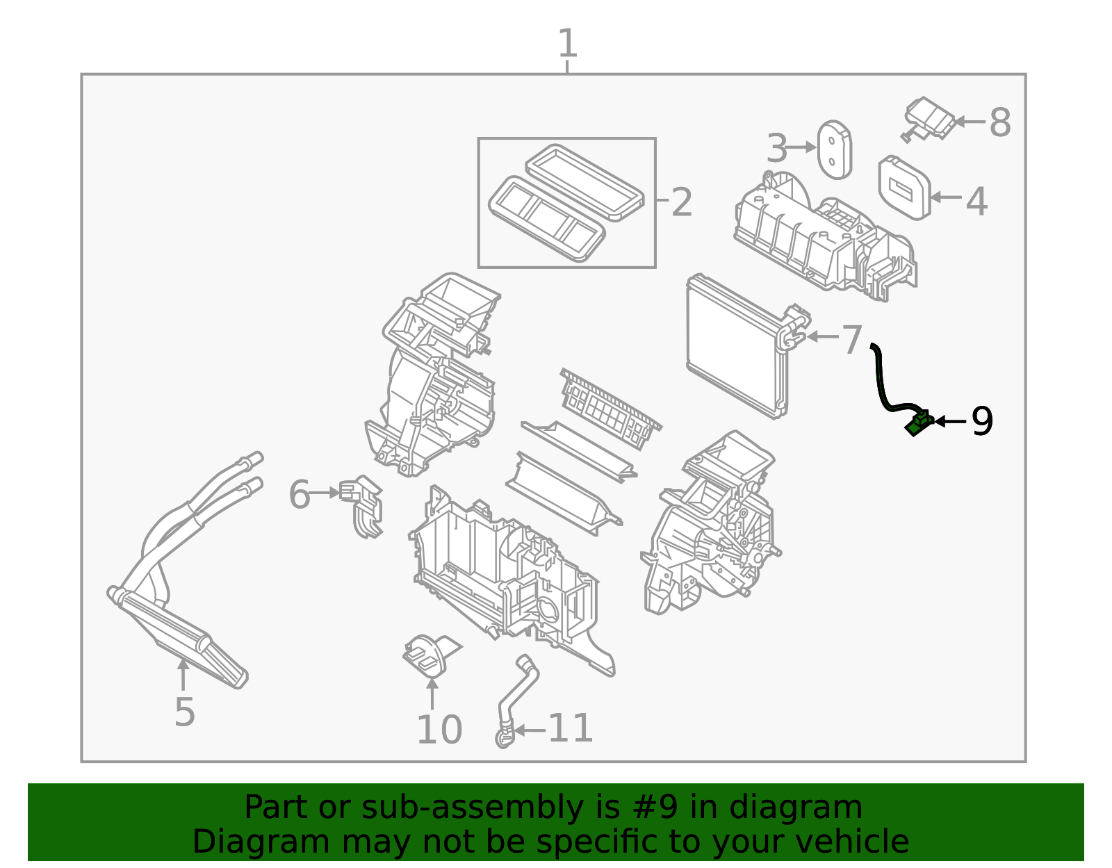 Genuine Toyota Thermistor Probe part# 88625-WB001 for 2016-2020 Toyota ...