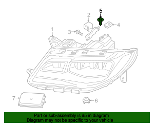 2013-2020 Ford Headlamp Assembly Screw W702928-S442 | OEM Parts Online