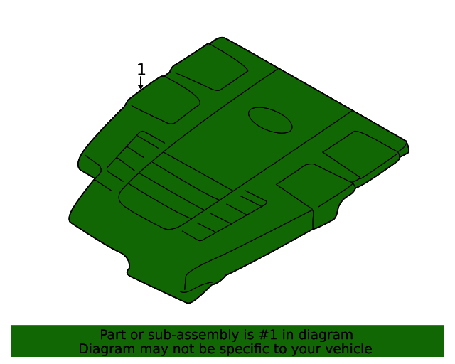 14025AA560 - Engine Cover 2019-2023 Subaru Forester | AutoNationParts.com