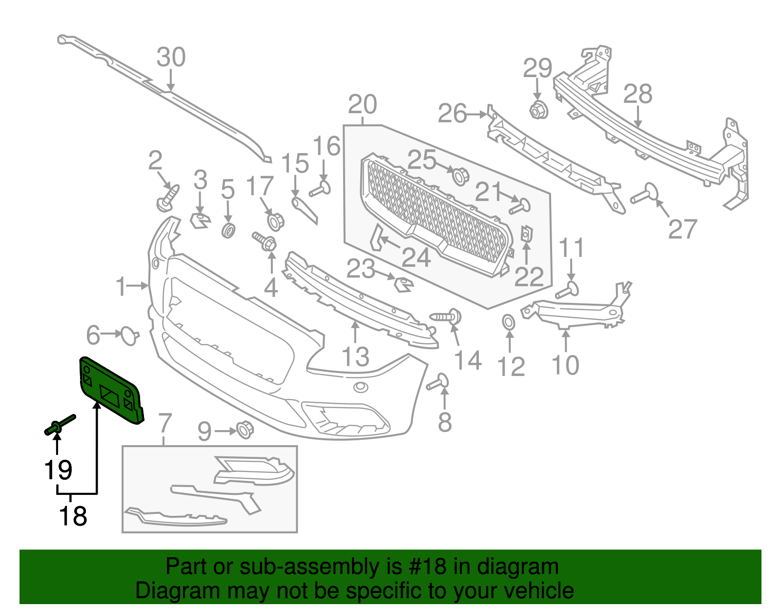GD9Z-17A385-AA - Bracket License Plate 2017-2020 Lincoln Continental ...
