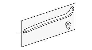 2001-2005 Lexus IS300 Fender Seal 53388-53010 | OEM Parts Online