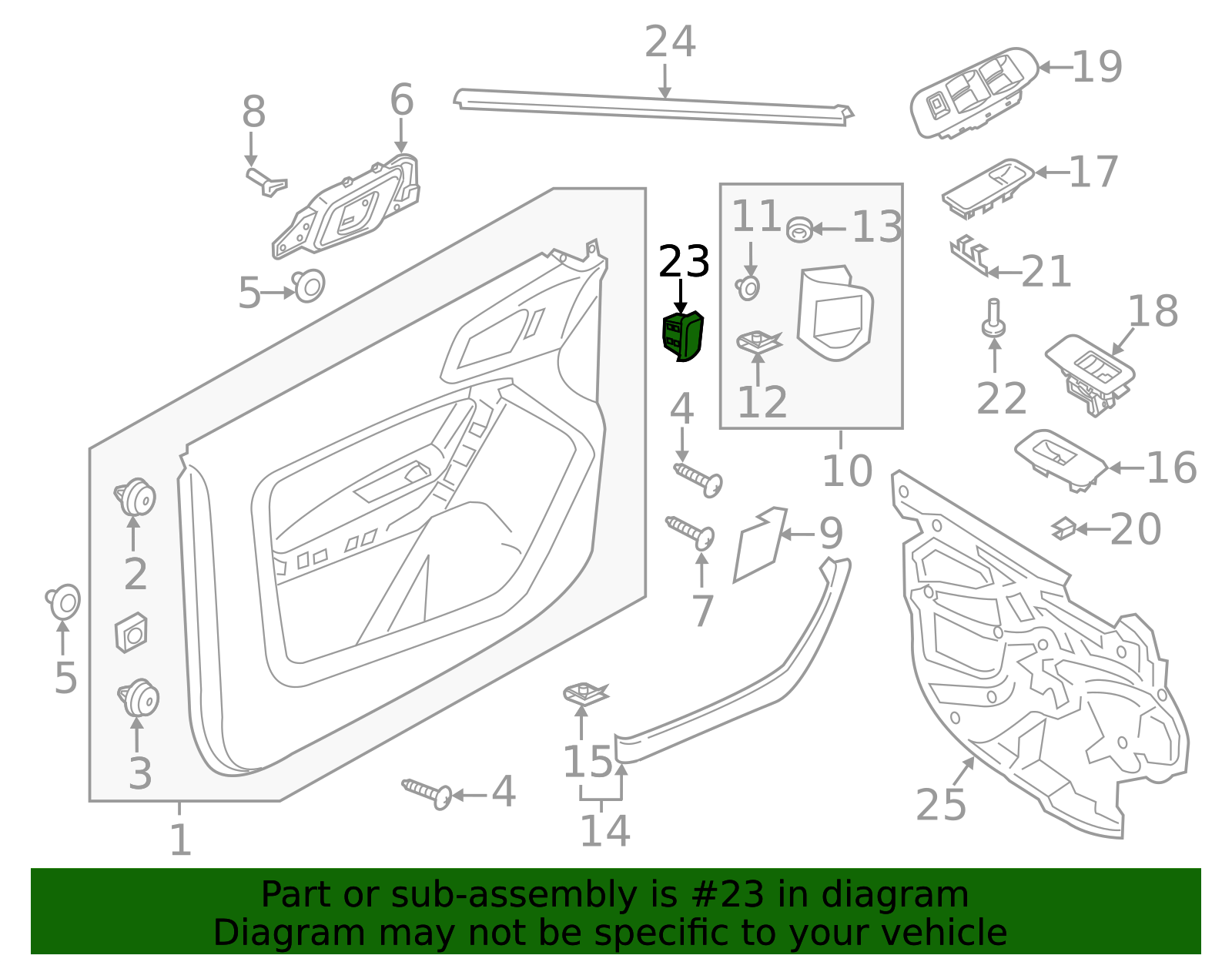 JB3Z-14028-AA - Lock Switch 2019-2023 Ford Ranger | Big 3 Auto Parts