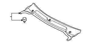 2005-2016 Land Rover Cowl Grille LR096164 | Land Rover Virginia Beach