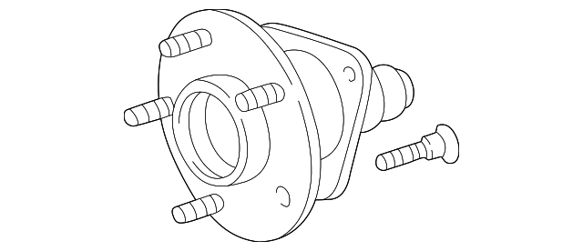 1997-2006 GM Rear Wheel Hub and Bearing Assembly with Wheel Speed ...