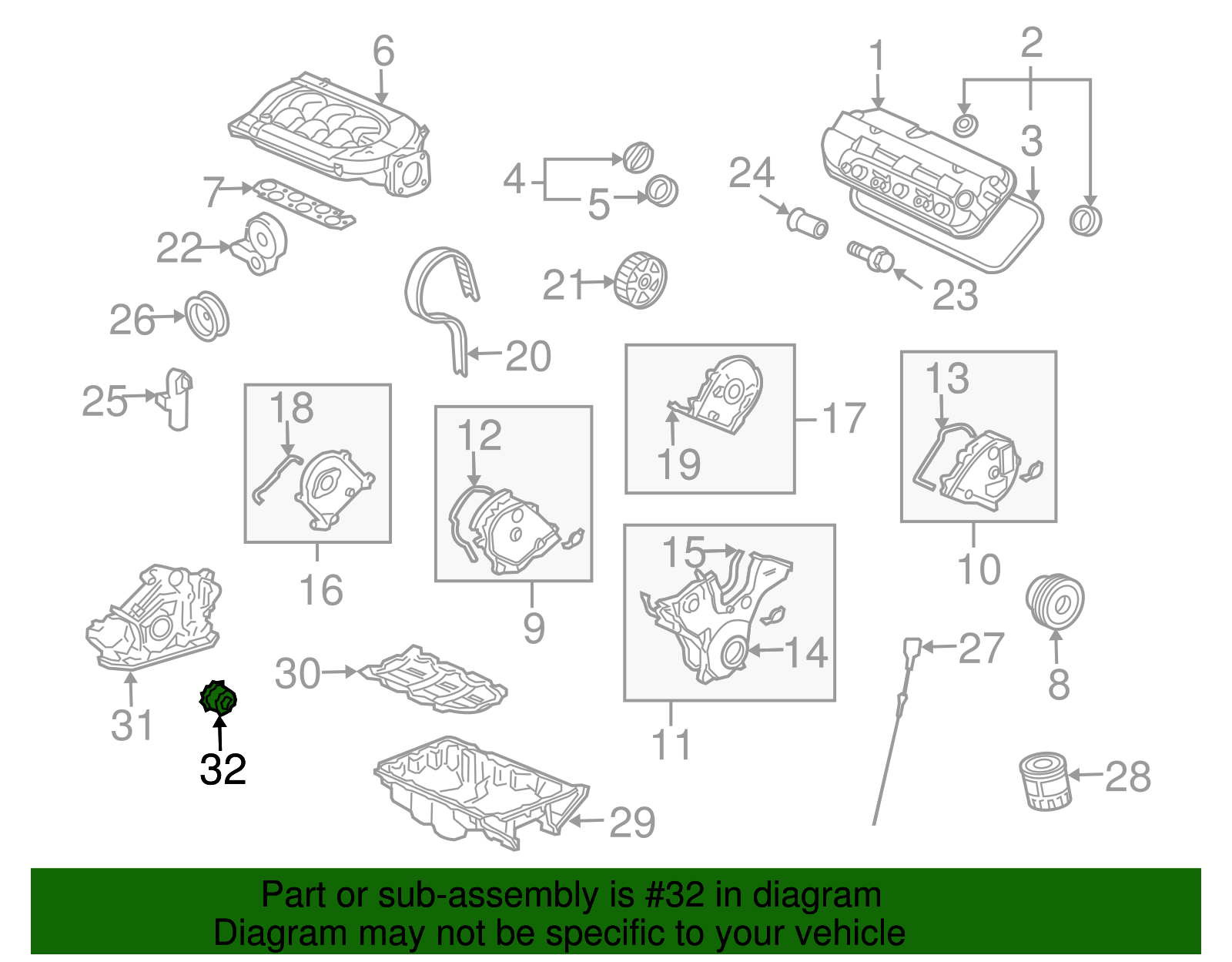 13621-RCA-A11 - Crankshaft Gear 2006-2012 Honda | Honda Parts Online
