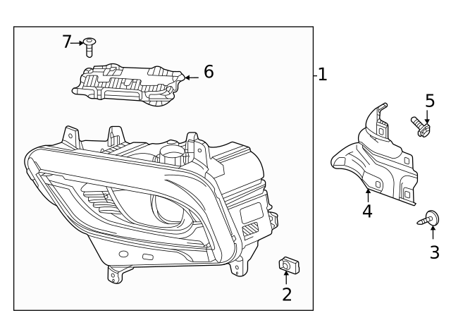 Buy Genuine GM Auto Parts - Bracket (Part # 84421605) | GM Parts Store