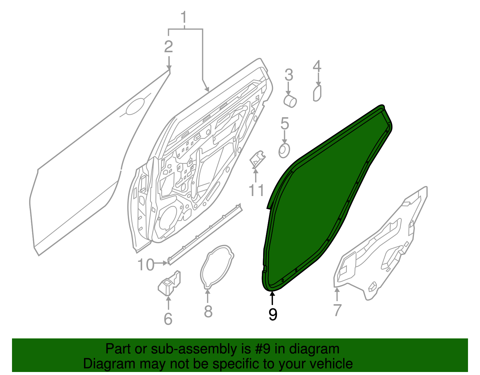 2013-2019 Nissan Sentra Door Weather-Strip 82830-4AF2A | Ziegler Nissan ...
