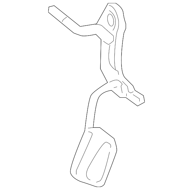 212-490-14-37 - Muffler & Pipe Rear Bracket 2012-2016 Mercedes-Benz ...