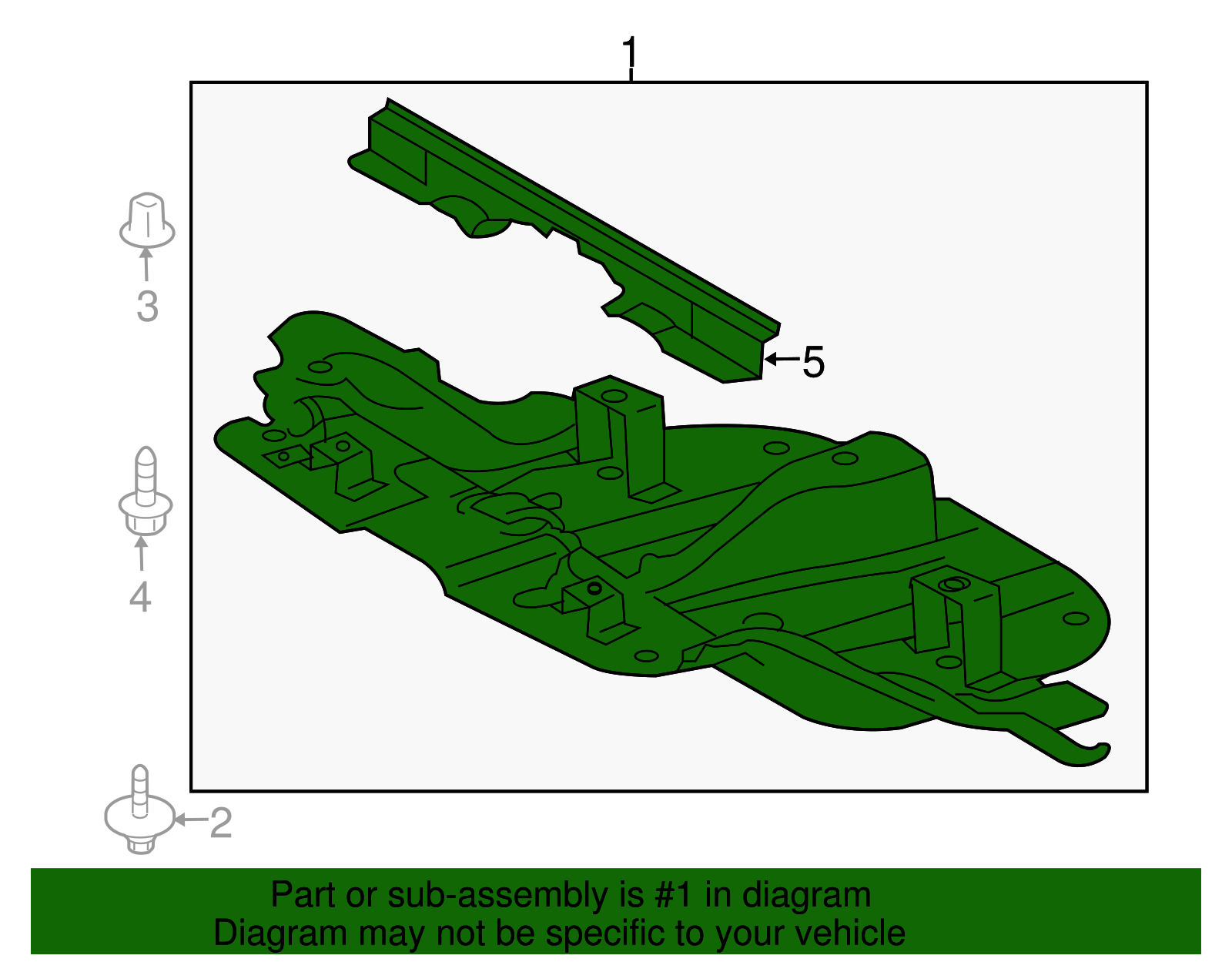 2007-2022 Toyota Radiator Support Splash Shield 51410-0C010 | OEM Parts ...