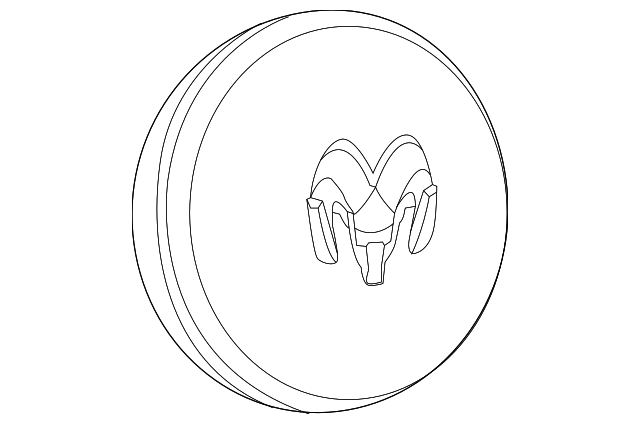 2006-2018 Mopar Center Cap 52106876AD | TascaParts.com
