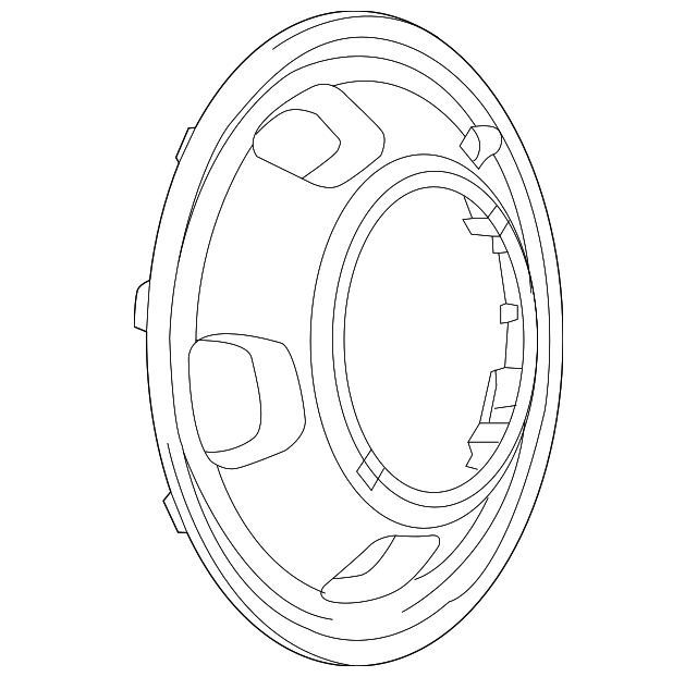 2003-2018 Mopar Wheel Cover 52106937AC | TascaParts.com