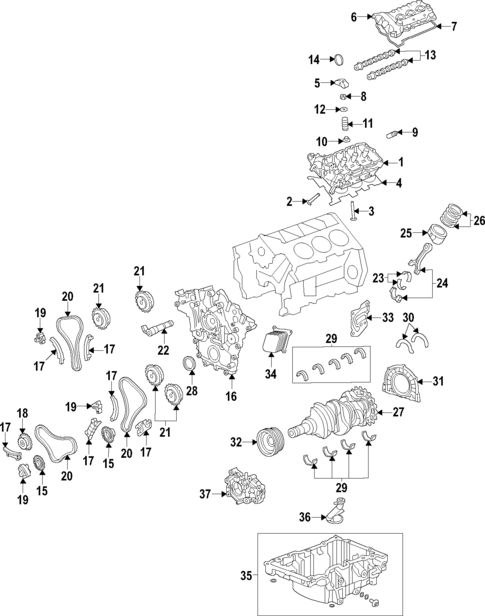Oil Pan for 2024 Cadillac CT4 | GMPartsDirect.com