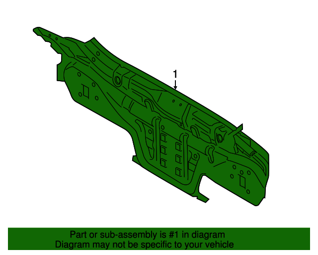 69100-J5000 - Rear Body Panel 2018-2023 Kia Stinger | Kia.Parts Store