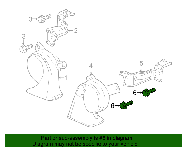 95701-08016-08 - Bolt Flange (8X16) - 1997-2021 Honda | Honda Factory Parts