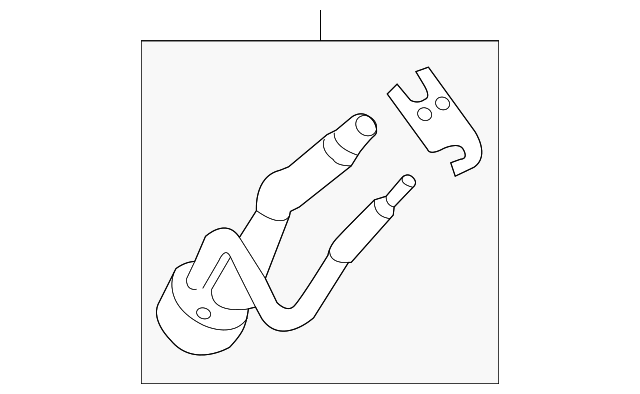 Genuine OEM Evaporator Tube Part# LR072111 Fits 2013-2020 Land Rover ...