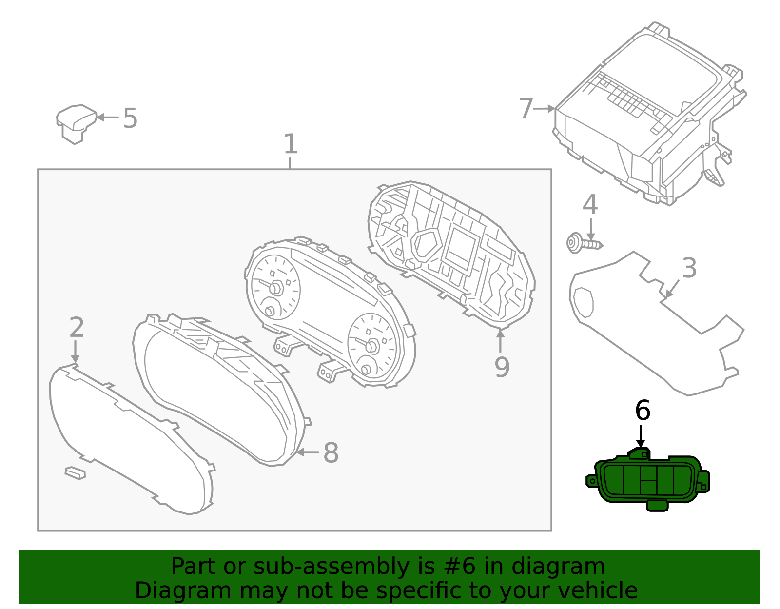2020-2023 Kia Soul Multi-Function Switch 93400-K0750 | OEM Parts Online