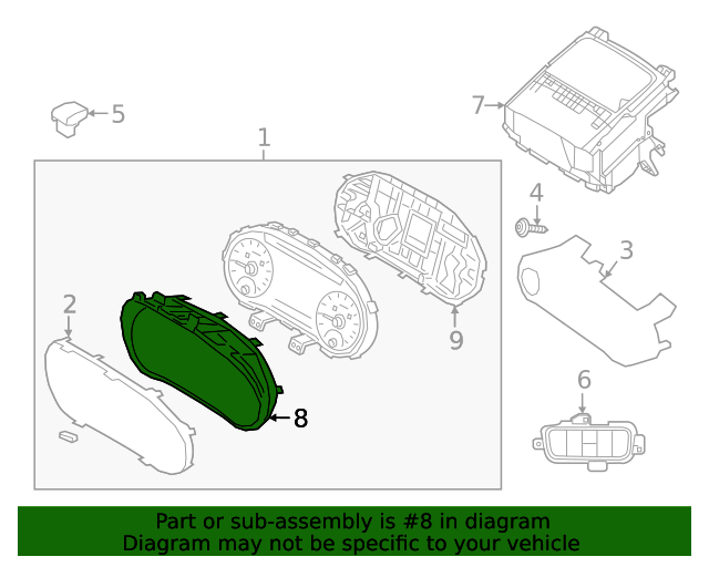 94370-K0000 - Plate 2020-2021 Kia Soul | Kia.Parts Store
