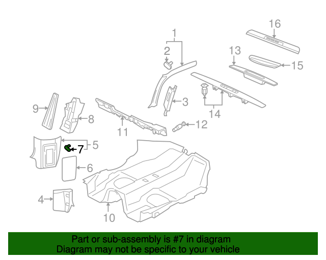 Genuine Porsche 999-507-552-01 |Side Trim Panel Retainer Clip | FREE ...