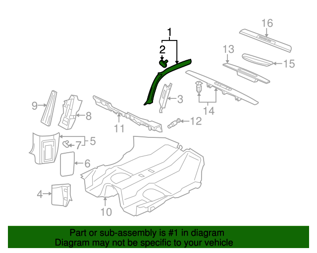 2006-2012 Porsche 911 Windshield Pillar Trim 997-555-181-04-1YP ...