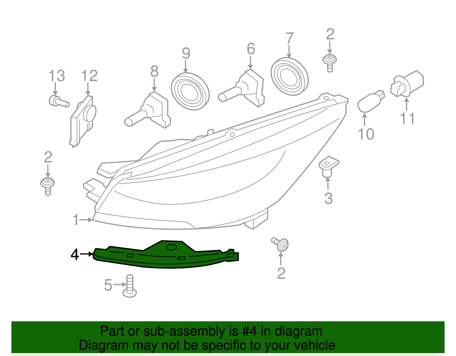 2017-2019 Ford Escape Support Bracket GJ5Z-17C973-A | OEM Parts Online