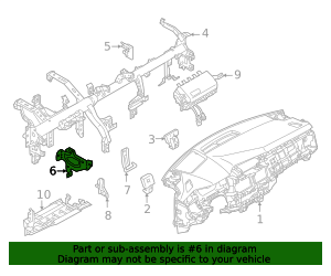 2022-2024 Mitsubishi Reinforced Beam Lower Bracket 5230J627 ...