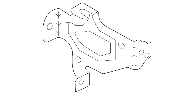 2022-2024 Mitsubishi Reinforced Beam Lower Bracket 5230J627 ...