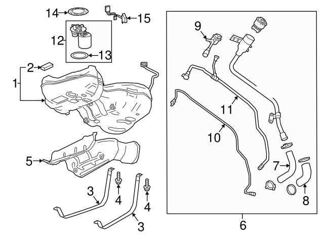 84112415 GM Vapor Canister Air Inlet Hose | GM Parts Store