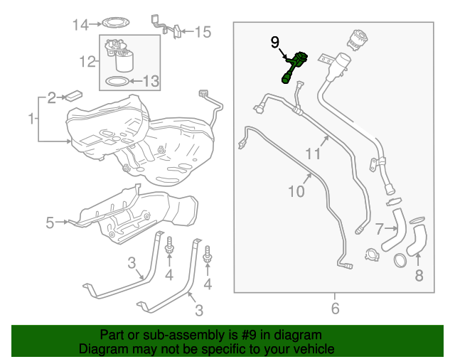 84112415 GM Vapor Canister Air Inlet Hose | GM Parts Store