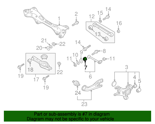 55253-2S000 - Lateral Arm Bushing - 2010-2019 Hyundai | World OEM Parts ...