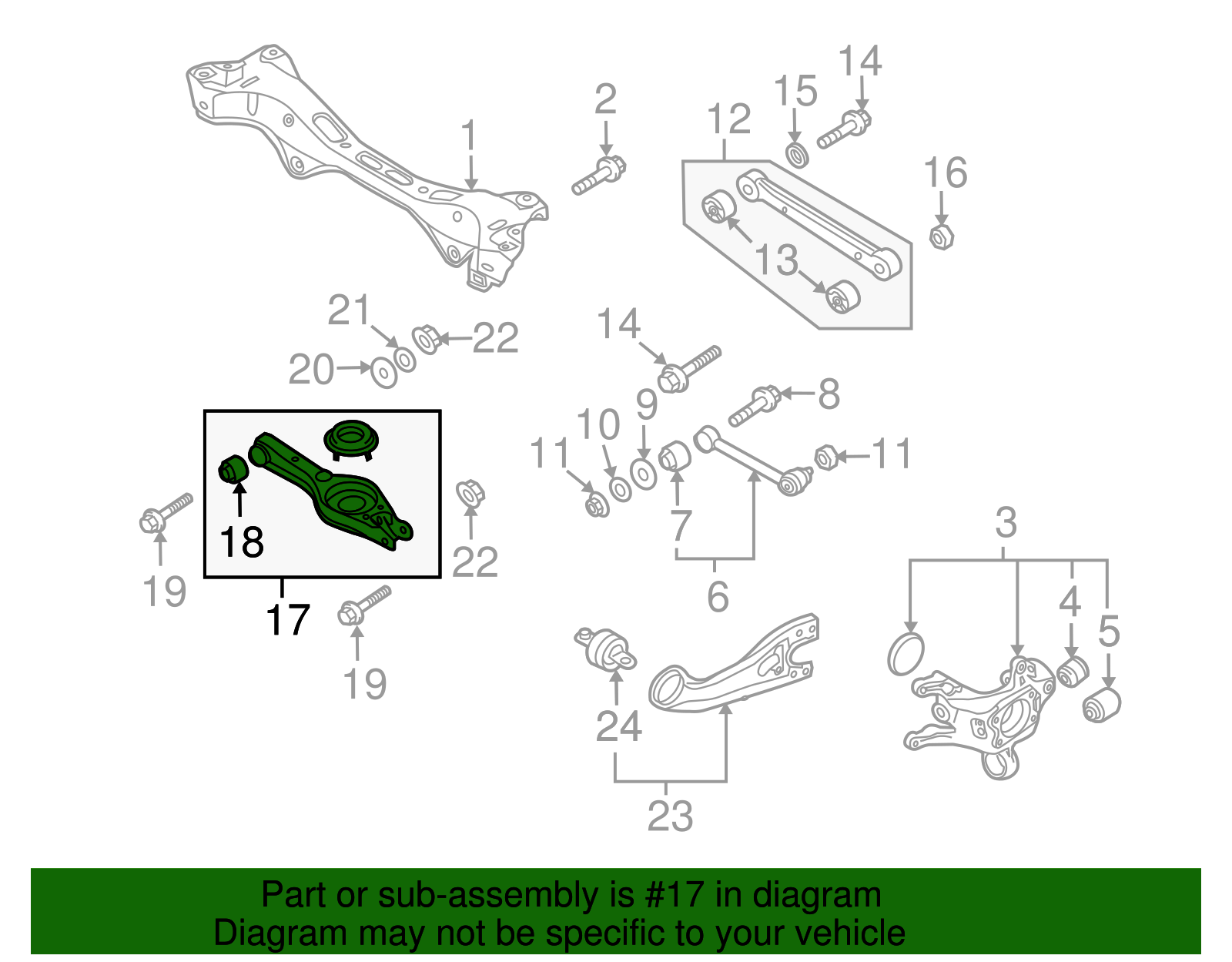 2010-2015 Hyundai Tucson Lower Control Arm 55210-2S010 | OEM Parts Online