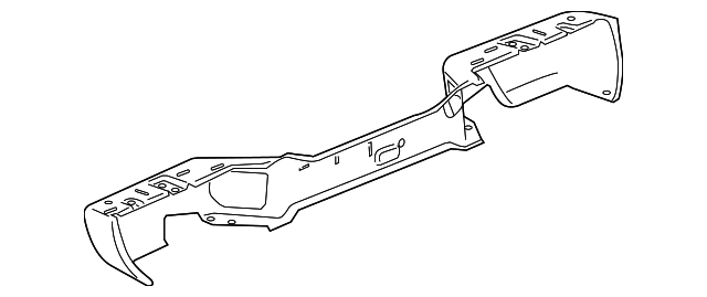 2005-2008 GM Rear Bumper Impact Bar 19256706 | OEM Parts Online