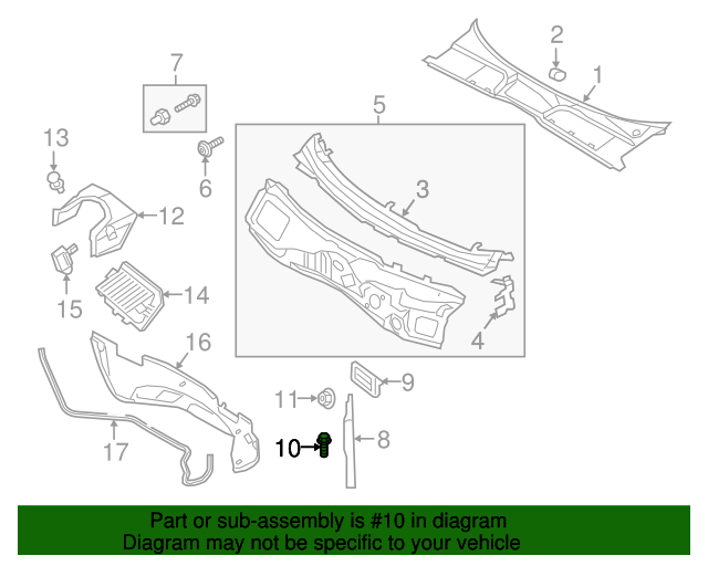 N-102-400-03 - Steering Column Mount Bolt 2008-2024 Audi | Audi OEM Parts