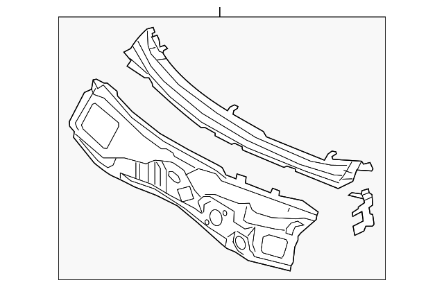 2017-2024 Audi Cowl Panel 8W1-805-431-TA | Audi USA Parts