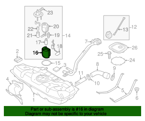 2013-2017 Hyundai Reservoir 31116-2V000 | OEM Parts Online