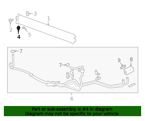 2019-2024 GM Automatic Transmission Fluid Cooler Line Connector ...