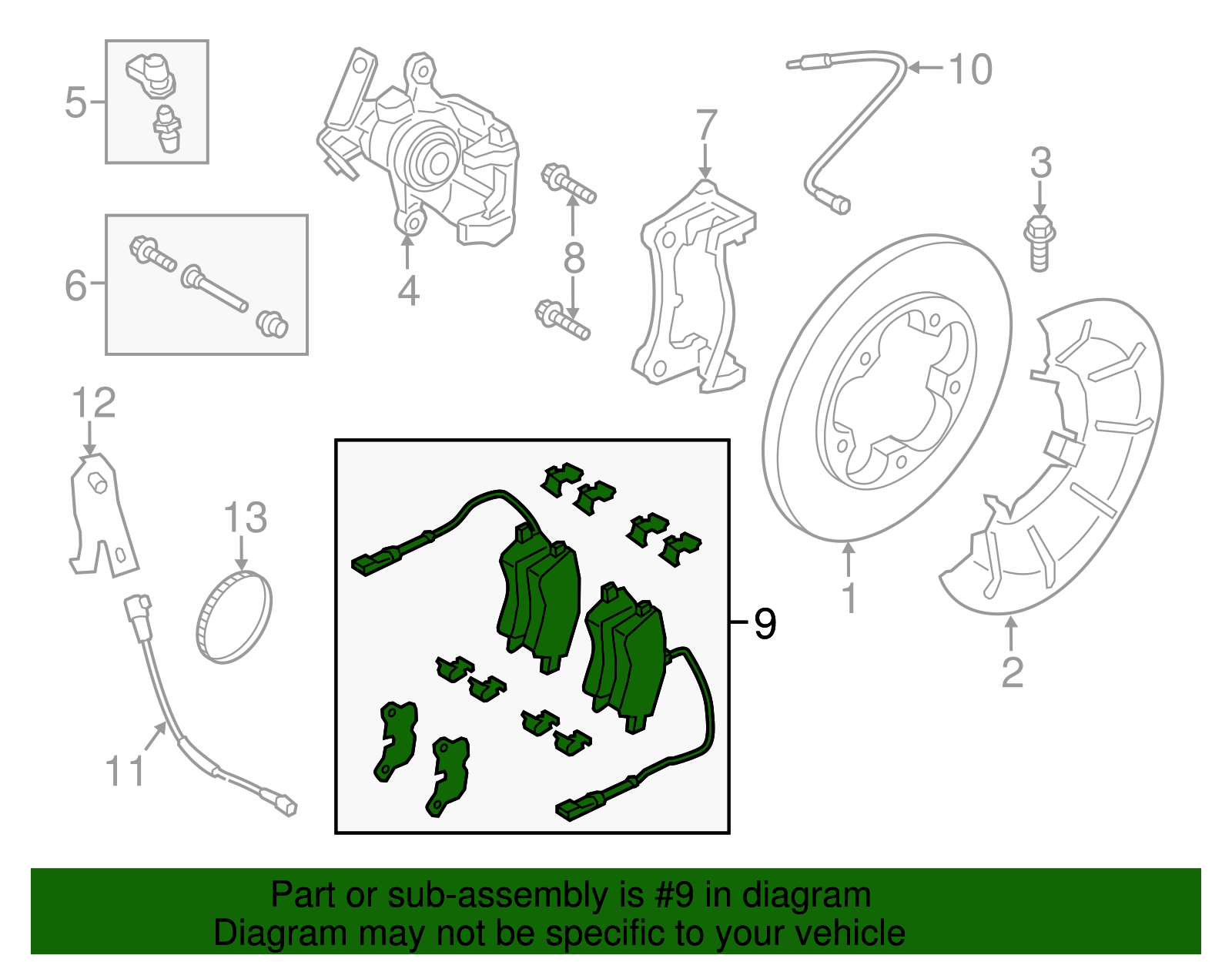 GU2Z-2V200-D - Pad - Brake 2019 Ford | Ford Parts Direct