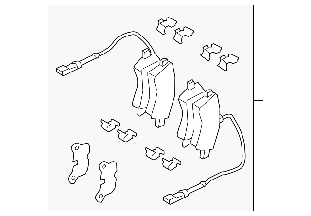 GU2Z-2V200-D - Pad - Brake 2019 Ford | Ford Parts Direct