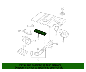 07K-129-620 - Air Filter - 2005-2014 Volkswagen | VW Direct Auto Parts
