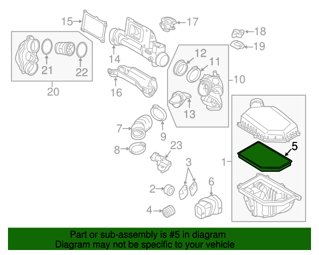 31650021 - Air Filter 2017-2018 Volvo | AutoNationParts.com