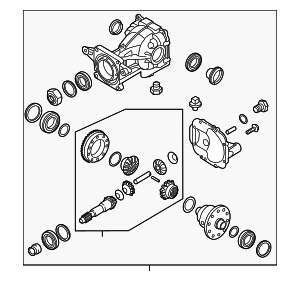 Hyundai - 53000-3B520 - Differential Assembly - 2016-2018 Hyundai ...