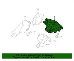 2012-2017 Audi Water Pump 06E-121-018-K | Audi USA Parts