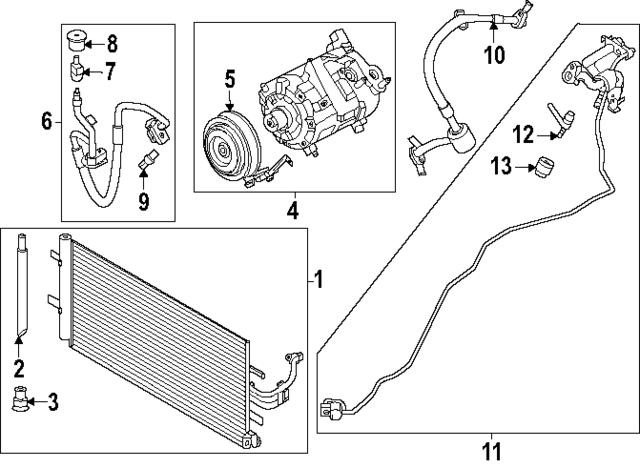2024 Ford Ranger AC Line MB3Z-19835-L | OEM Parts Online