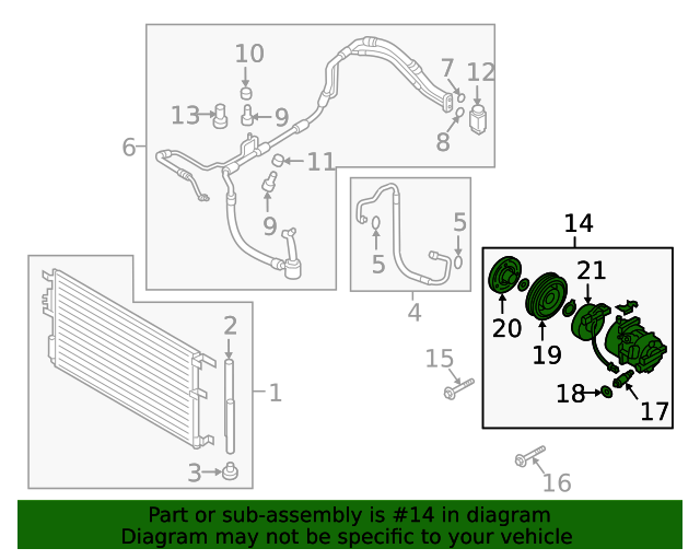 97701-D3750 - Compressor Assembly - 2019-2021 Hyundai Tucson | World ...