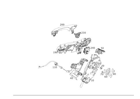 Locking System for 2020 Mercedes-Benz CLA250 | Mercedes-Benz USA Parts