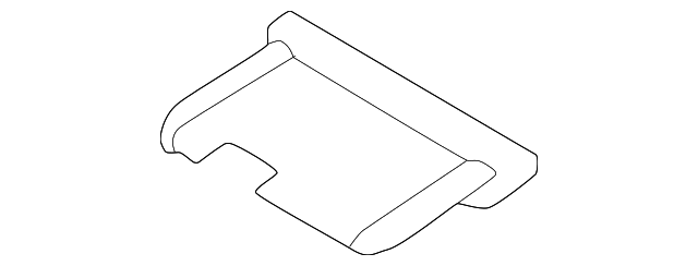 87244-R0000 - Roof Molding Rear Cap 2022 Kia Carnival | Kia.Parts Store